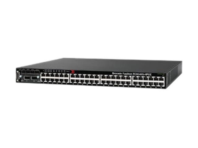 Brocade FastIron FCX648S Managed Layer 3 Switch - Newegg.com