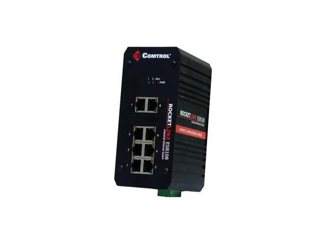 Comtrol RocketLinx ES8108 Fast Ethernet Industrial Switch - Newegg.com