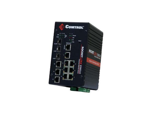 Comtrol RocketLinx ES8510 Managed Industrial Ethernet Switch - Newegg.com
