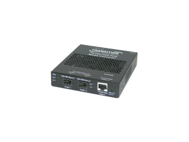 Transition Networks Power-Over-Ethernet PSE Media Converter - Newegg.com