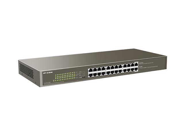 IP-COM G1124P-24-250W 24-Port Gigabit Rackmount Switch With 24-Port PoE ...