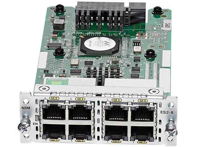 Cisco NIM-ES2-8= 8-port Layer 2 Gigabit Ethernet Lan Switch Nim Module ...