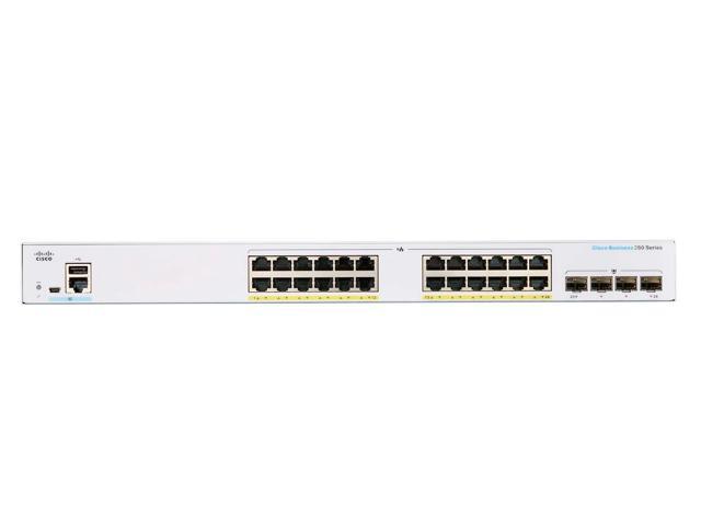 Cisco Business CBS250-24FP-4G Smart Switch | 24 Port GE | Full PoE ...