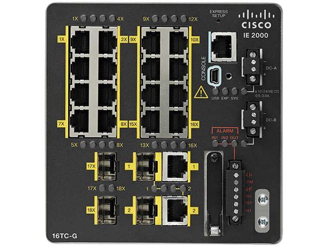 Cisco IE-2000-16TC-G-E Ethernet Switch IE-2000-16TC-G-E - Newegg.com