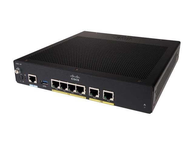 CISCO C921-4PLTEAU 921 Gigabit Ethernet Security Router with Internal ...
