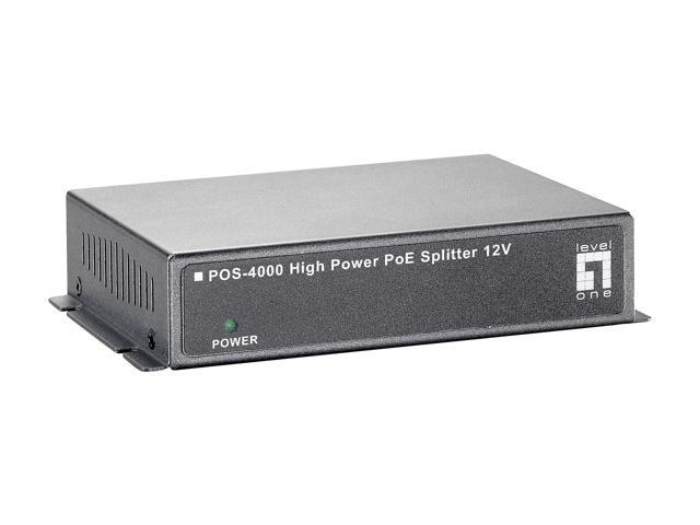 LevelOne POS-4000 12V DC High Power PoE Splitter - Newegg.com