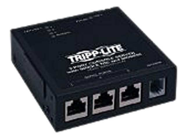Tripp Lite B095-003-1E-M 3-Port IP Serial Console/Terminal Server Built ...