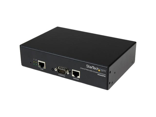 StarTech.com PDU02IPSC 2 Port Switched IP PDU - Single-Phase Remotely ...