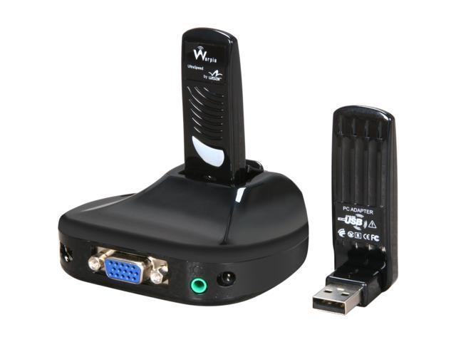 Warpia SWP100A Wireless PC to TV Audio/Video Display Adapter Set ...