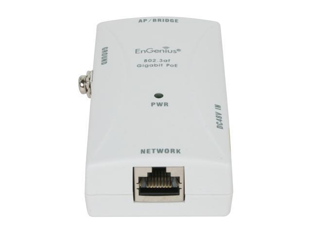 EnGenius EPE-5818GAF Power-over-Ethernet (PoE) Injector 802.3af Gigabit ...