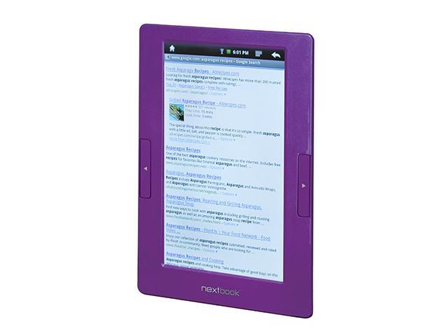 Nextbook Next2-01 Tablet - Purple ARM 600MHz 7" 128MB SDRAM Memory 2GB ...