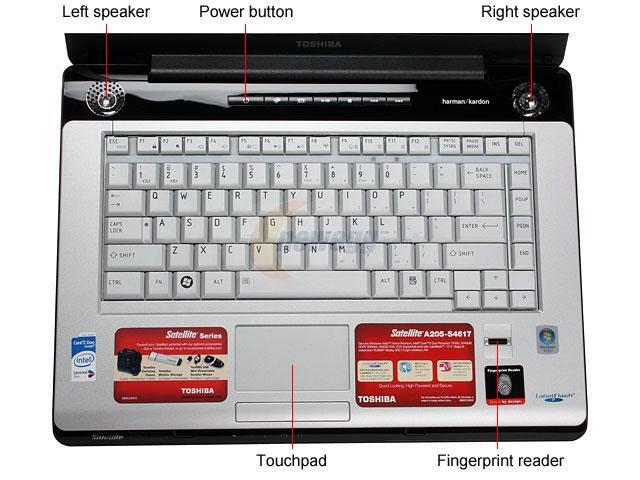 TOSHIBA Laptop Satellite Intel Core 2 Duo T5500 (1.66GHz) 2GB Memory ...