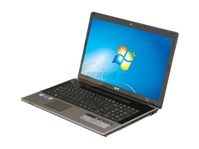 Acer Aspire 17.3" Intel Core i7-720QM 4GB Memory DDR3 1066 Windows 7 ...
