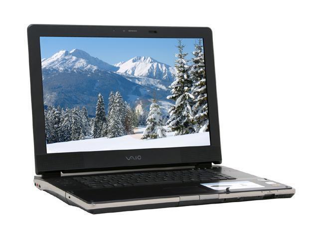 SONY Laptop VAIO AR Series Intel Core Duo T2300 1GB Memory 160GB HDD ...