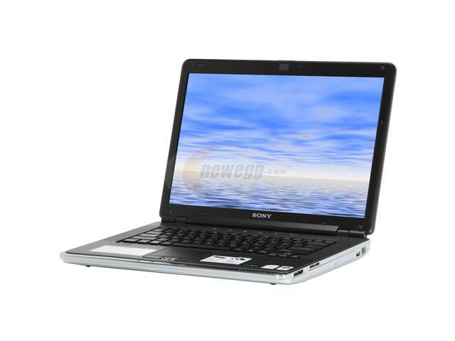 SONY Laptop VAIO CR Series Intel Core 2 Duo T7100 2GB Memory 160GB HDD ...