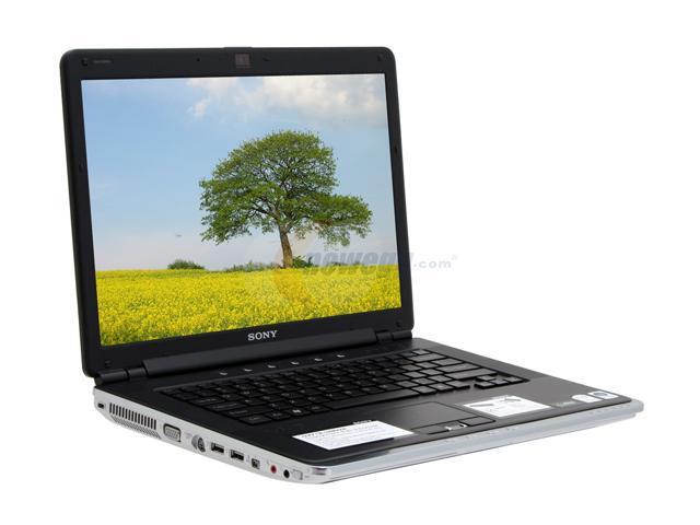 SONY Laptop VAIO CR Series Intel Core 2 Duo T7250 2GB Memory 200GB HDD ...