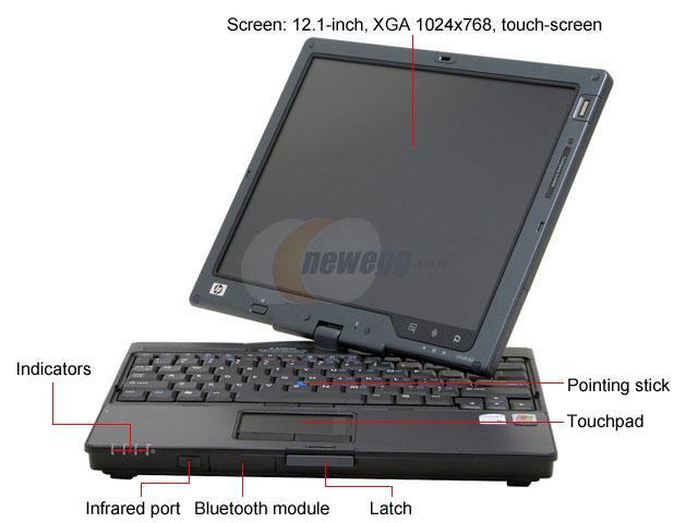 HP Compaq TC4400 12.1" Tablet PC - Newegg.com