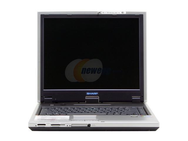 SHARP Laptop Actius 2.80GHz 512MB Memory 60GB HDD NVIDIA GeForce4 420 ...