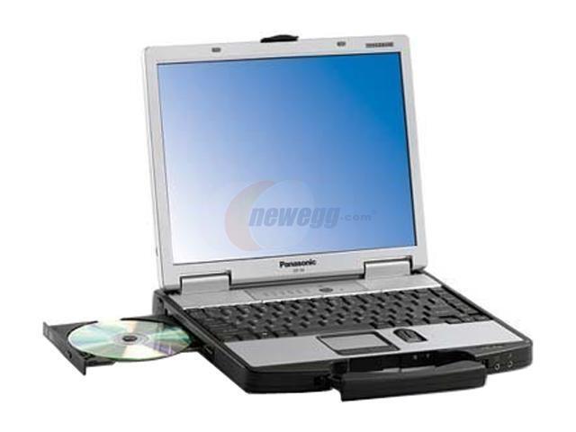 Panasonic Laptop Toughbook Intel Core Duo T2500 512MB Memory 80GB HDD ...