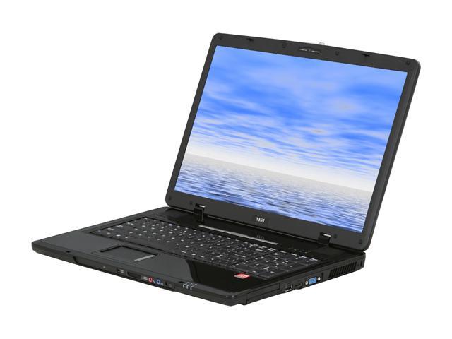 MSI Laptop AMD Turion 64 X2 TL-66 4GB Memory 320GB HDD ATI Mobility ...