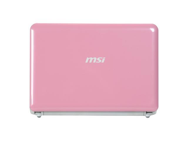 Open Box: MSI Wind U100-427US Pink 10.0" WSVGA Netbook - Newegg.com