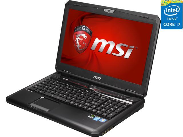 MSI GT Series Intel Core i7 4th Gen 15.6" Windows 7 Professional 64-Bit ...