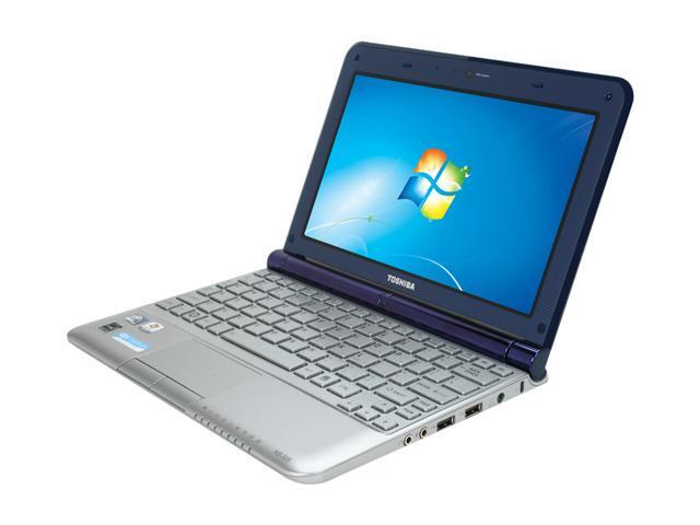TOSHIBA Mini NB305-N600 Aluminum Finish in Blue 10.1" WSVGA Netbook ...