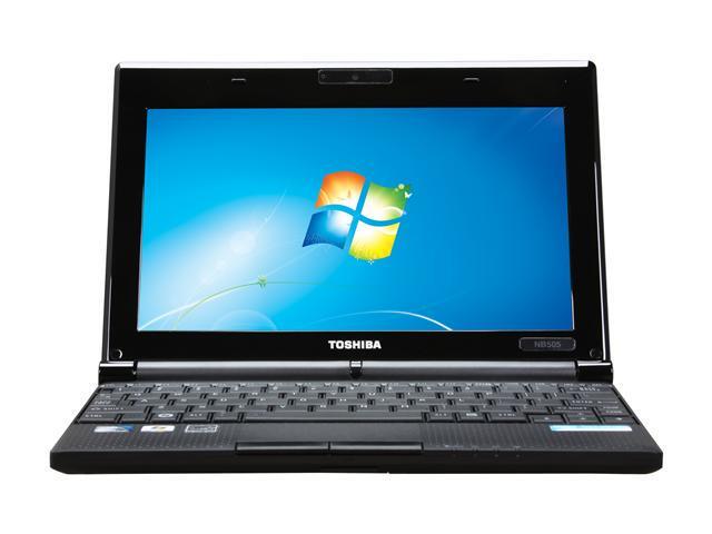 Open Box: TOSHIBA Mini NB505-N508BL EasyGrip Finish in Blue 10.1" WSVGA ...