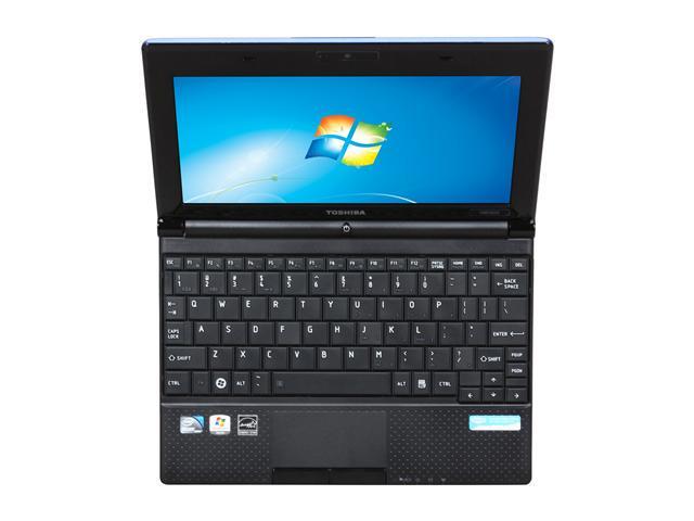 TOSHIBA Mini NB505-N508BL EasyGrip Finish in Blue 10.1" WSVGA Netbook ...