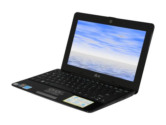 ASUS Eee PC Seashell 1008HA-PU1X-BK Pearl Black 10.1" WSVGA Netbook ...