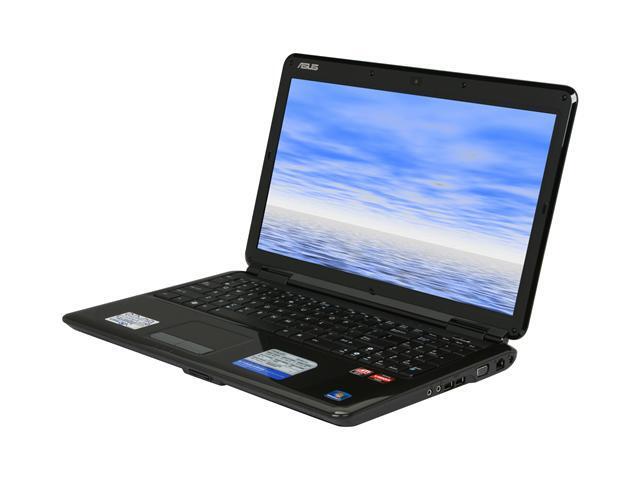 ASUS K50 Series 15.6" AMD Turion 64 X2 RM-75 4GB Memory Windows 7 Home ...