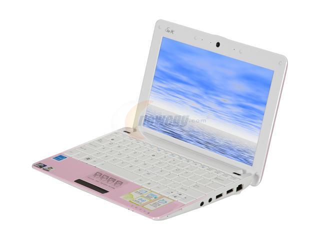 ASUS Eee PC Seashell 1005HA-MU17-PI Rose Pink 10.1" WSVGA Netbook ...