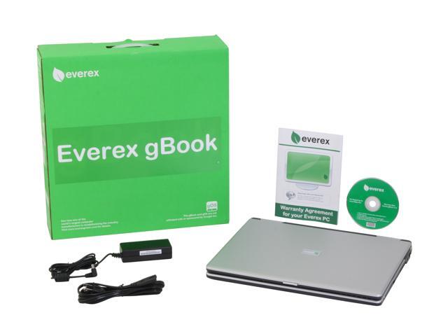 EVEREX Laptop 1.50GHz 512MB Memory 60GB HDD VIA Chrome 9 HC IGP 15.4 ...