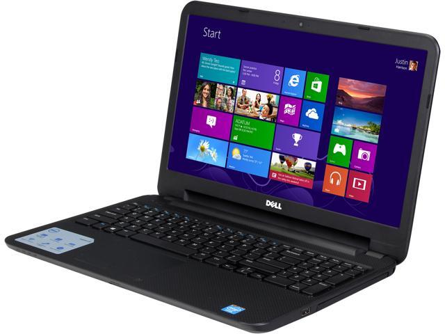 DELL Laptop Inspiron Intel Celeron 2955U 4GB Memory 320GB HDD Intel HD Graphics 15.6" Windows 8. ...