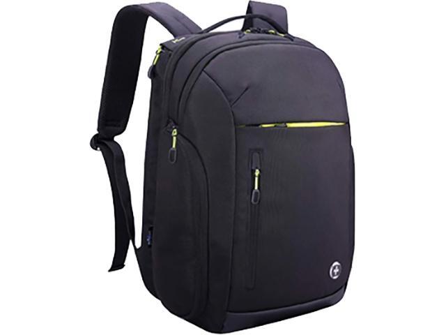 Swissdigital Black Java Business Travel Backpack - for 15.6" to 16 ...