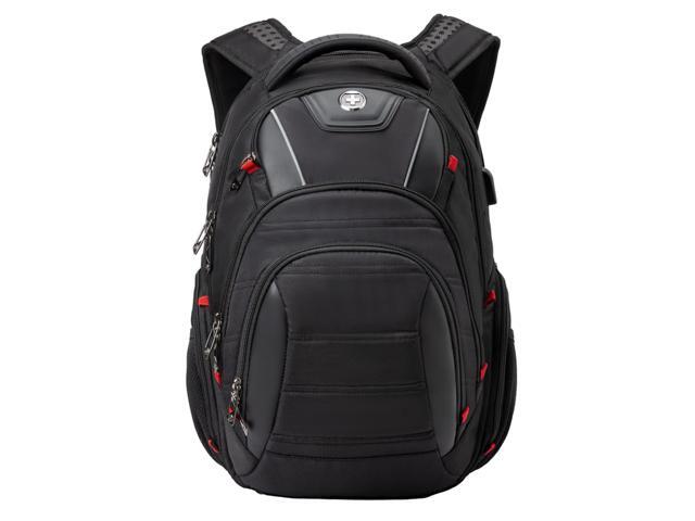 Swissdigital Black Circuit Business Travel Backpack - 15.6? Laptop ...