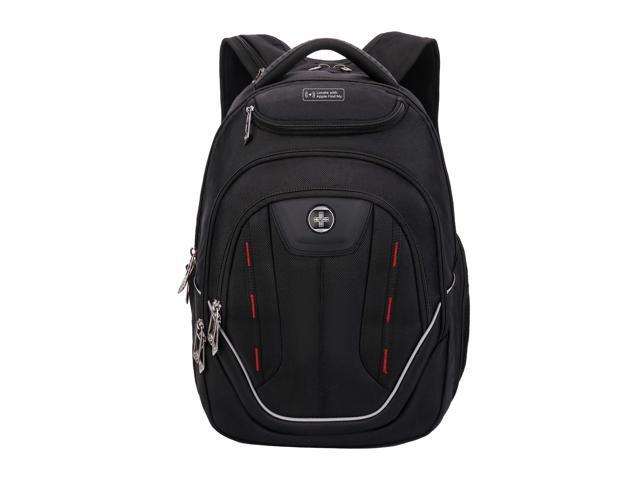 Swissdigital Black/Red TERABYTE Apple Find My Backpack, 15.6? Laptop ...