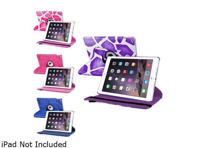 Insten 4-pack of Folio 360-degree Swivel Leather Cases for iPad Air 2 ...