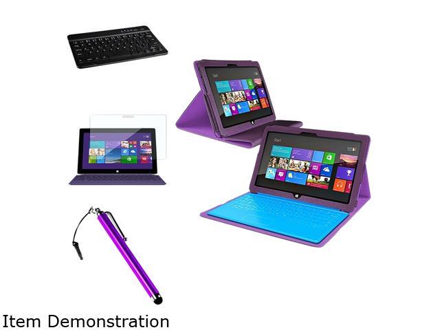 Insten For Microsoft Surface 2 10.6 Tablet Case Folio Leather Cover ...