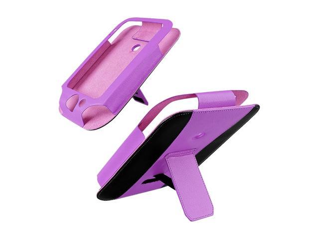 INSTEN Black/Purple Folio Leather Case compatible with Leapfrog LeapPad ...