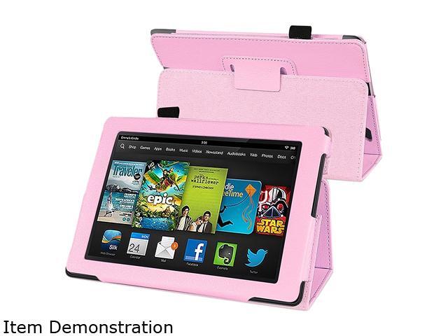 INSTEN Pink Leather Case compatible with Amazon Kindle Fire HD 7-inch ...