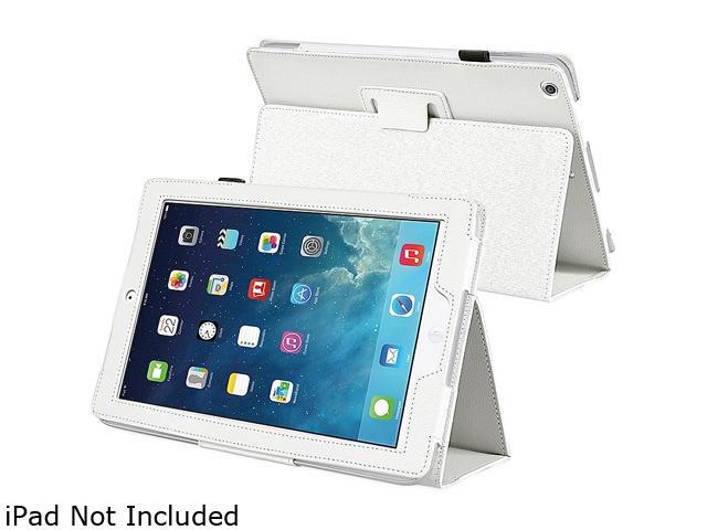 INSTEN White Leather Case compatible with iPad Air Model 1901639 ...