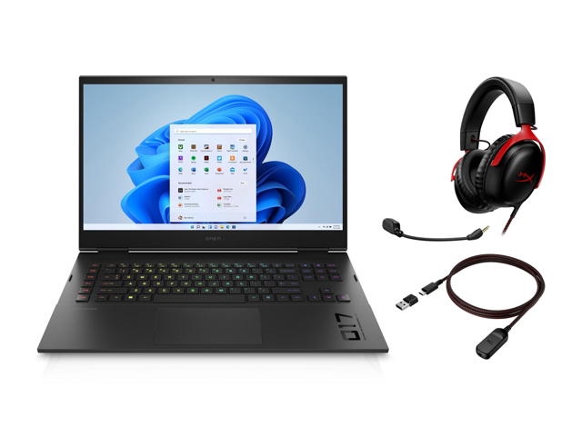 OMEN by HP Gaming Laptop with FREE HyperX Cloud III Gaming Headset - 17 ...