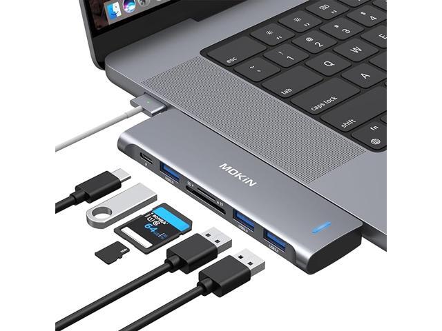 MOKiN USB C Hub 6 in 1 MacBook Pro Adapter - Newegg.com