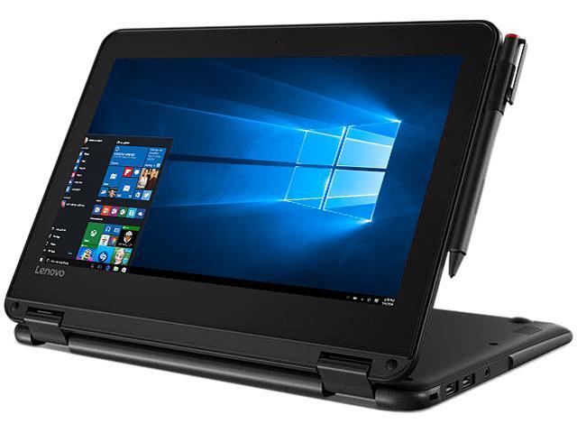 Lenovo 300e Winbook 81FY000GUS 11.6" Touchscreen LCD 2 in 1 Notebook ...