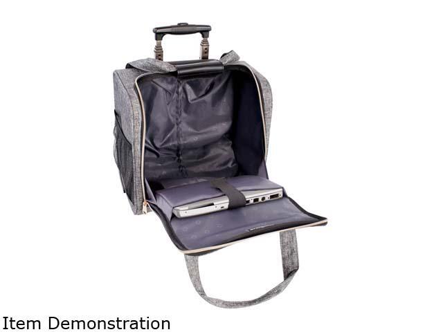 SwissGear Rolling Briefcase, Grey - Newegg.com