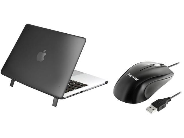 Insten Snap-in Rubber Case Cover with optical mouse for Apple MacBook ...