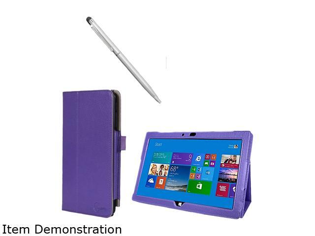 i-Blason Purple Microsoft Surface Pro 3 Case - Slim Book Leather Cover ...