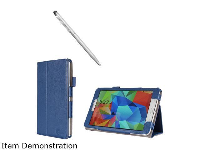 i-Blason Blue Samsung Galaxy Tab S 8.4 Case - Slim Book Leather Cover ...