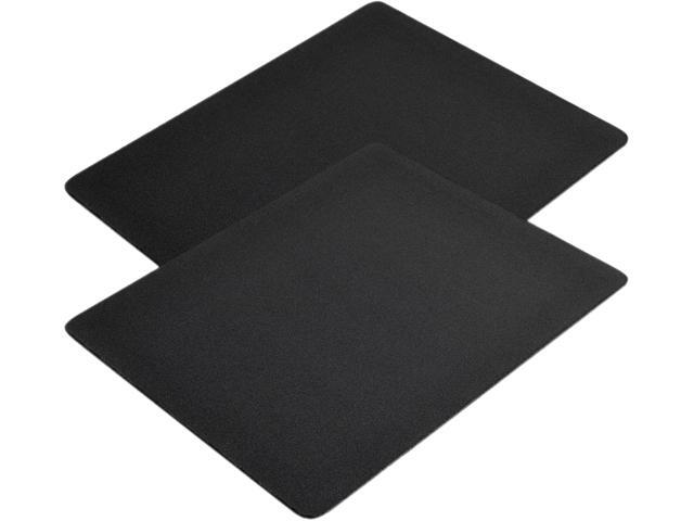 Insten 1042805 2-Piece Mouse Pad for Optical/ Trackball Mouse, Black ...